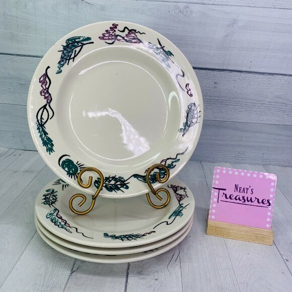Homer Laughlin | Dining | Retro Homer Laughlin Woodstock Black Leave ...